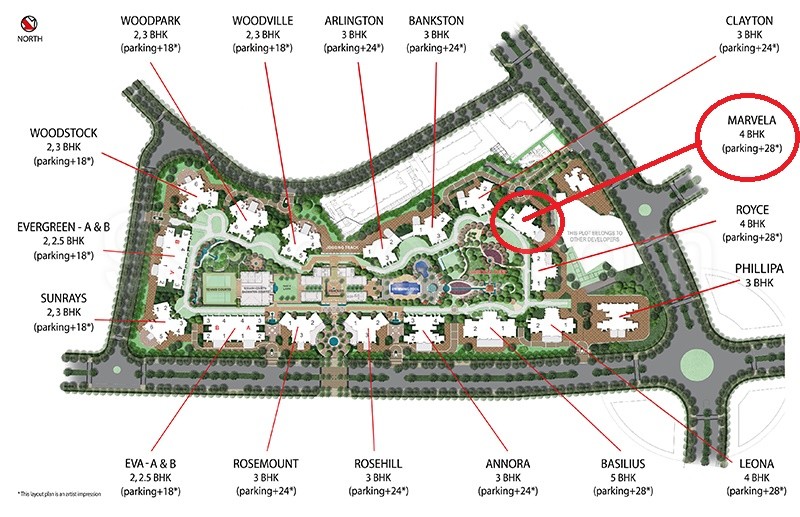 Hiranandani Developers Hiranandani Rodas Enclave Marvela Floor Plan ...