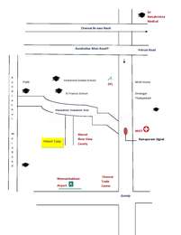 Hitech Properties Hitech Tulip Map - Manapakkam, Chennai South Location Map