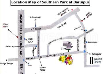 Holyone Real Estate Holyone Southern Park Map - Baruipur, Kolkata South ...