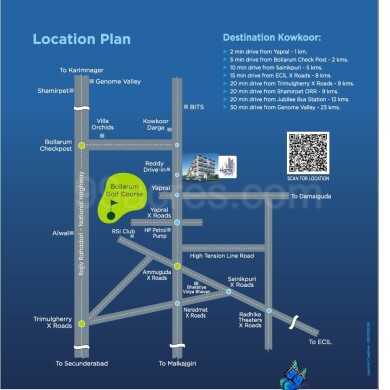 Home Town Developers Secunderabad Home Town Heights Map - Yapral ...