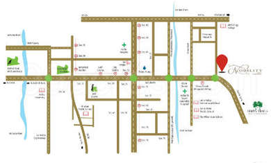ATS HomeKraft ATS Nobility Map - Sector-4 Greater Noida West Location Map