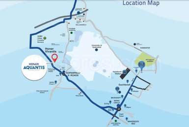 Honer Homes Honer Aquantis Map - Gopanpally, Hyderabad Location Map
