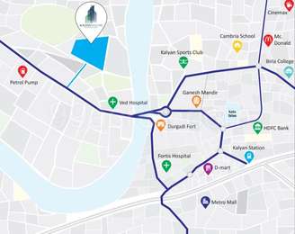 Honest Developers Honest Kalyan Nagari Map - Kalyan (West), Mumbai ...