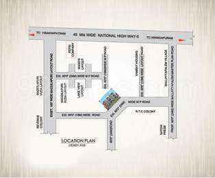 Vensa Group Vensa Classic Map - Madhurawada, Visakhapatnam Location Map