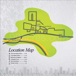 Horizon Shelters Horizon Primrose Map - Kothrud, Pune Location Map