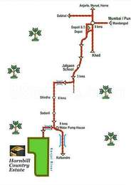 Hornbill Country Estate Map - Sadavli, Ratnagiri Location Map