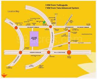 HPR Infra HPR Heights Map - Adibatla, Hyderabad Location Map
