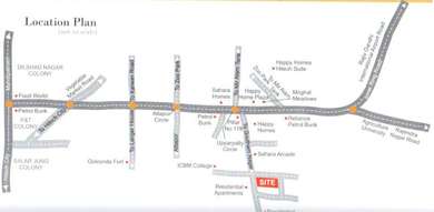 Hydam Projects India Builders Hydam Imperial Residency Map - Gowtham ...