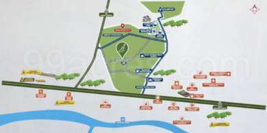 IABA Housing IABA Ashavari Estate Map - Andal, Durgapur Location Map