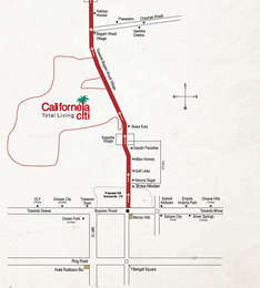 IBD Universal IBD Californea Citi Map - Kanadia Road, Indore Location Map