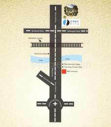 Iconic Infraventure Builders Iconic City Map - Faizabad Road, Lucknow Location Map
