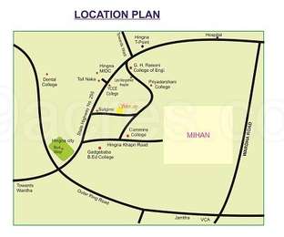 Idea Infrastructures Builders Idea Silver City Map - Hingna Road ...