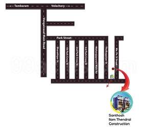 Ilamthendral Construction Santhosh Ilamthendral Map - Santhosapuram, Medavakkam Location Map