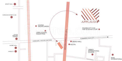 IM Buildcon Applaud 38 Map - Goregaon East, Mumbai Location Map