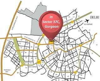 Imperia Structures Ltd Imperia 37th Avenue Map - Sector 37C Gurgaon ...