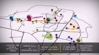 Incor Infrastructure Builders Incor One City Map - Kukatpally ...