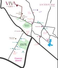 Indis Viva City Map - Kondapur, Hyderabad Location Map