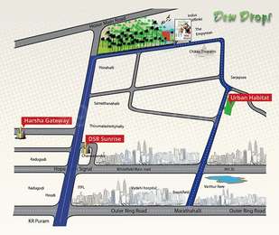 Indes Projects Indes Dew Drops Map - Pura, Kolar Location Map
