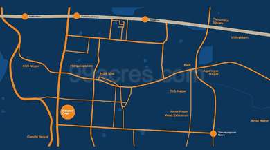 India Land and Properties Limited India Kosmo One Map - Ambattur ...