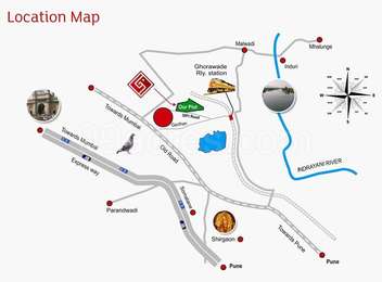 Indiprops Overseas Services Indiprops Gracious Map - Talegaon Dabhade ...