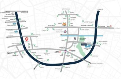 Indukuri Lifespaces LLP Indukuri Lake Shore Map - Nagole, Hyderabad ...