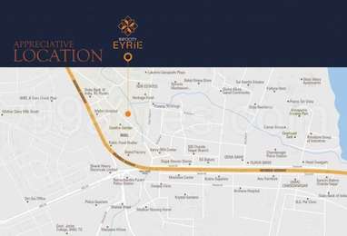 Infocity Builders Infocity Eyrie Map - Chandanagar, Hyderabad Location Map