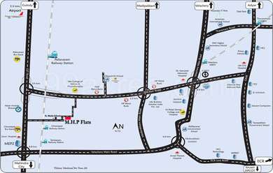 Inforich Property Builders Inforich MHP Homes Map - Chromepet, Chennai ...