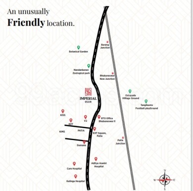 Intellex Strategic Management Imperial Club Map - Patia, Bhubaneswar ...