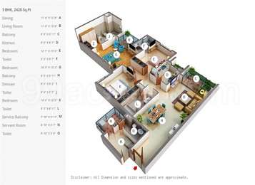 4 BHK Apartment / Flat for sale in Ireo Victory Valley Sector-67 ...