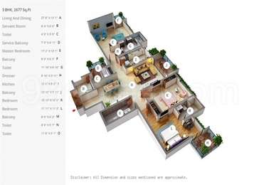 4 BHK Apartment / Flat for sale in Ireo Victory Valley Sector-67 ...