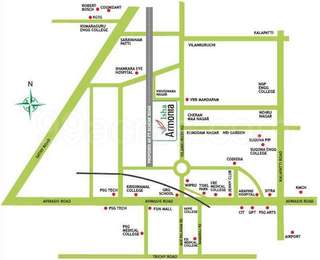 Isha Homes India Isha Armonia Map - Vilankurichi, Coimbatore Location Map