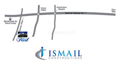 Ismail Constructions Builders Ismail Royal Pearl Residency Map ...