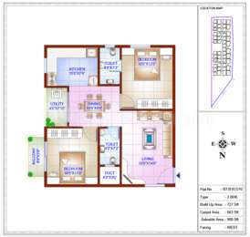 2 BHK Apartment / Flat for sale in ISR Ashrita Varthur Bangalore East ...