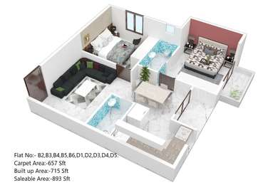 2 BHK Apartment / Flat for sale in ISR Ashrita Varthur Bangalore East ...