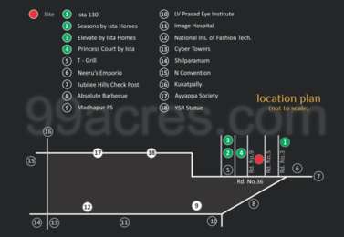 ISTA Homes ISTA 228 Map - Madhapur, Hyderabad Location Map