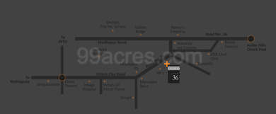 ISTA Homes Ista at 36 Map - Jubilee Hills, Hyderabad Location Map