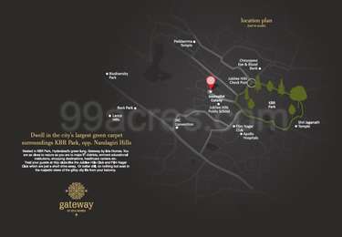 Gateway by ISTA Homes Map - Nandagiri Hills, Jubilee Hills, Hyderabad ...