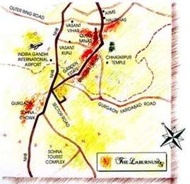 ITC and Silverglades The Laburnum Map - Sushant Lok Phase 1, Gurgaon ...