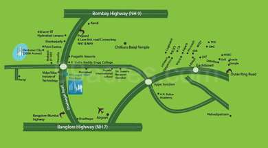 Ivy League Villas Ivy League The Aura Map - Chevella, Hyderabad ...