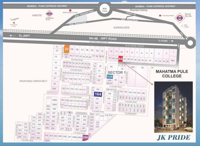 JK Pride Navi Mumbai, Vadghar | Price List & Brochure, Floor Plan ...