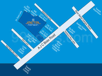 Jaetal Group Jaetal Mansion Map - Ballygunge, Kolkata Location Map