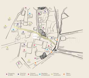 Jagdale Infrastructure Jagdale Avesa Map - Pokhran 2, Thane Location Map