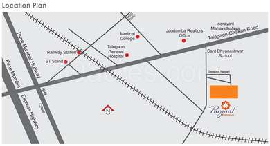 Dabhade Associates Dabhade Parijaat Residency Map - Talegaon, Pune ...