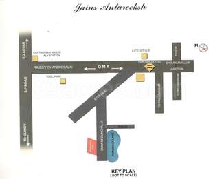 Jain Housing Builders Jains Antareeksh Luxury Waterfront Apartments Map ...