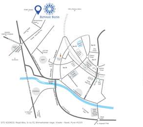 Jay Ganesh Associates Royale Bliss Map - Ravet, Pune Location Map