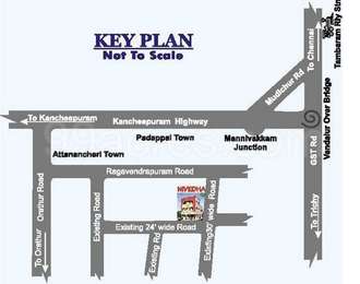 Jayamalar And Company Jayamalar Nivedha Flat Map - Padappai, Chennai ...