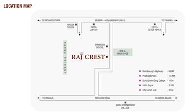 Jaybhave Builders Jaybhave Raj Crest Map - Indira Nagar, Nasik Location Map