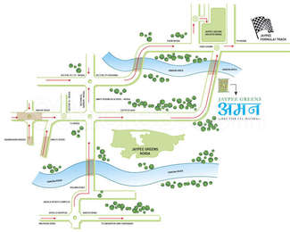 Jaypee Greens Jaypee Aman Map - Sector-151 Noida Location Map