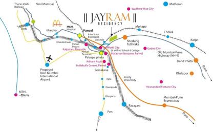 Jayram Construction Jayram Residency Map - Shedung, Raigad Location Map