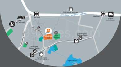 JB Galaxy Projects JB Galaxy Fountain Park Map - Serilingampally ...